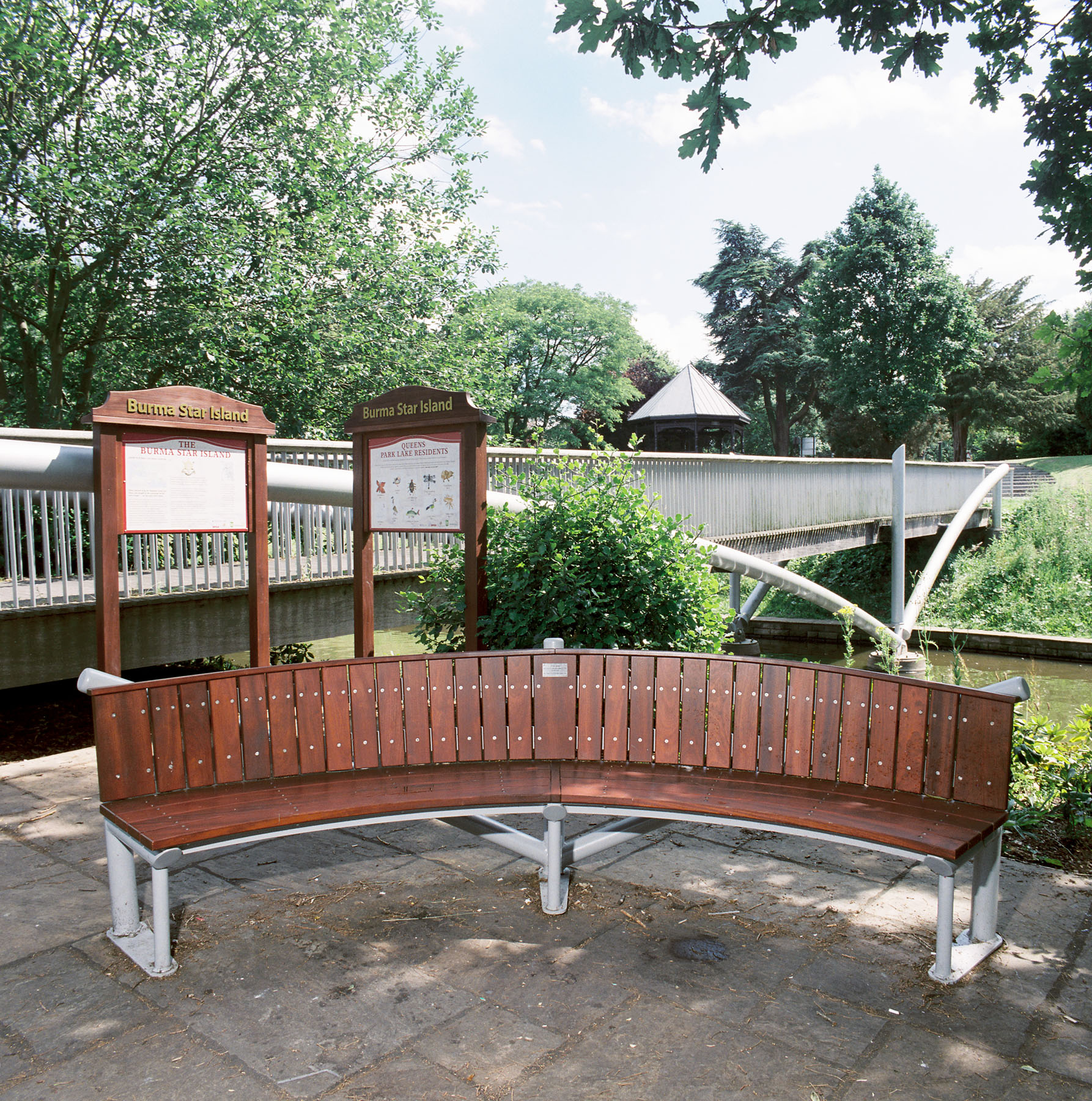 Curved Wooden Garden Benches, Handcrafted in Yorkshire | Woodcraft UK