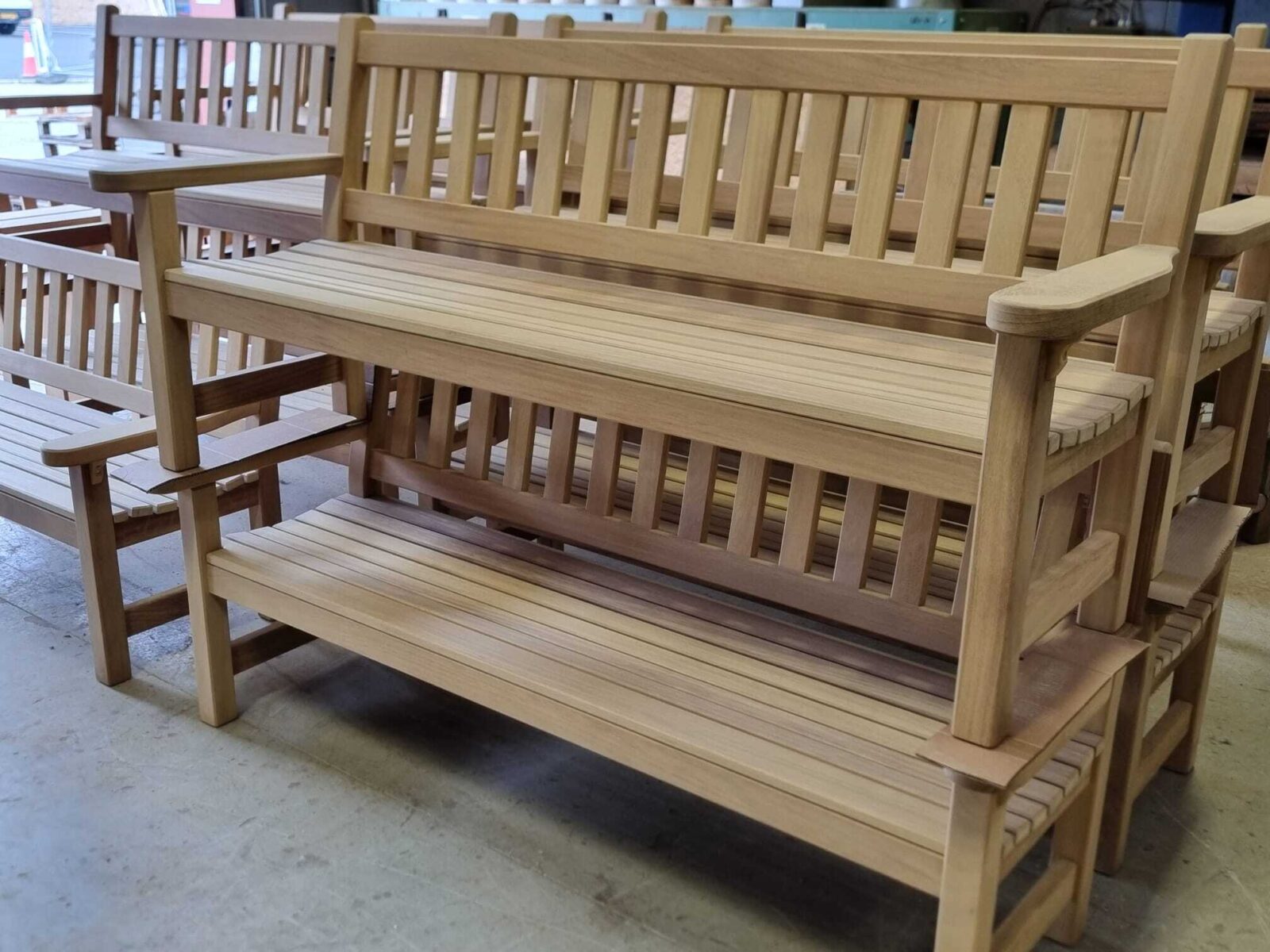 These York benches are heading for Alnwick Castle | Woodcraft UK