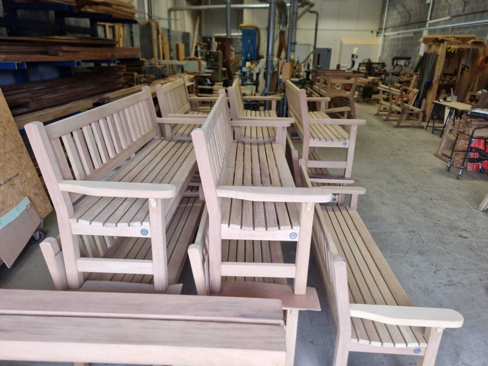 These York benches are heading for Alnwick Castle | Woodcraft UK