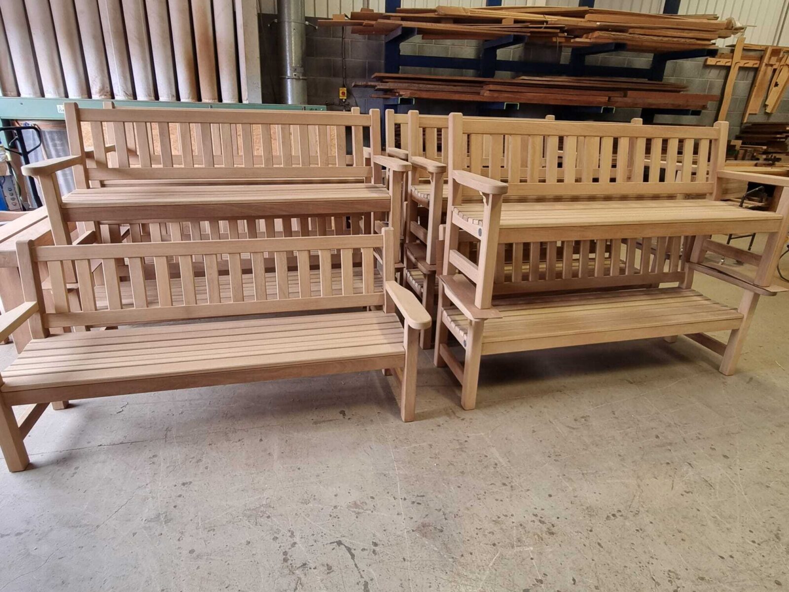These York benches are heading for Alnwick Castle | Woodcraft UK