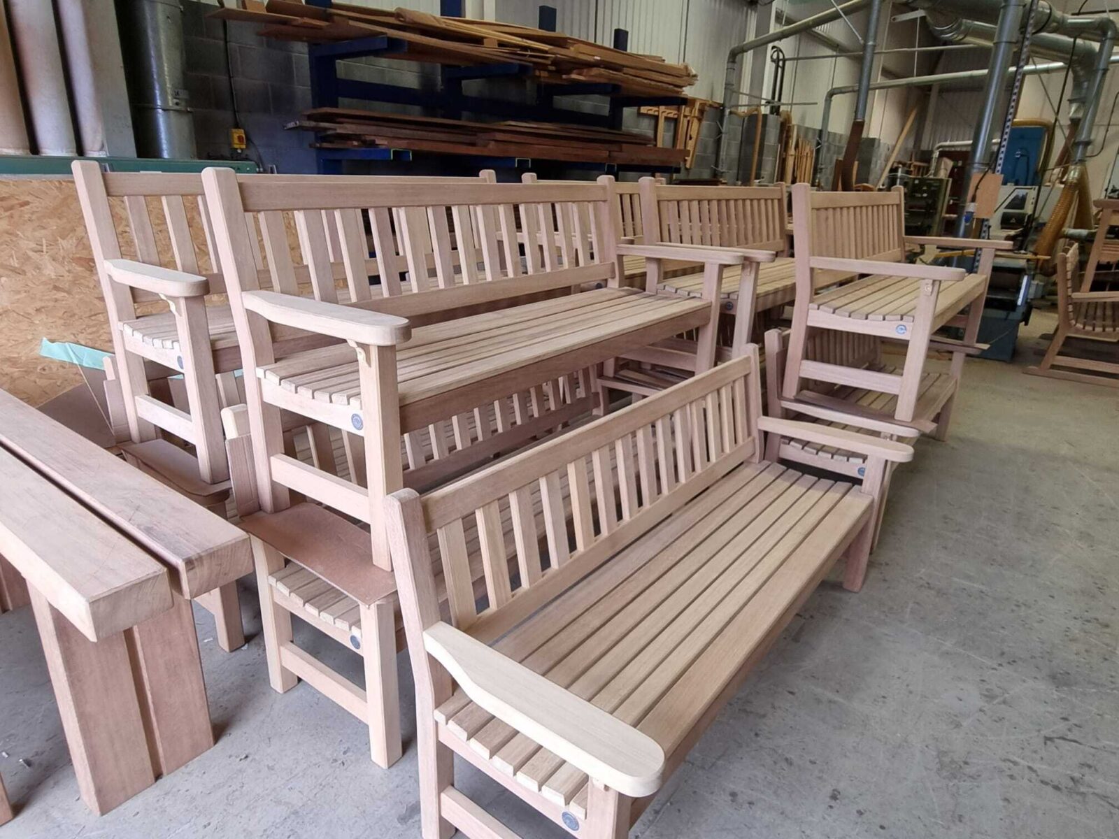 These York benches are heading for Alnwick Castle | Woodcraft UK
