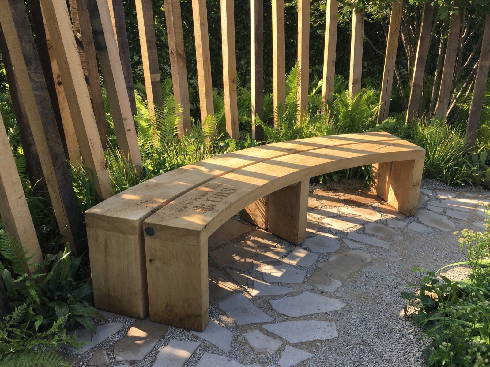Introducing the new designer curved Tatton Park Bench | Woodcraft UK