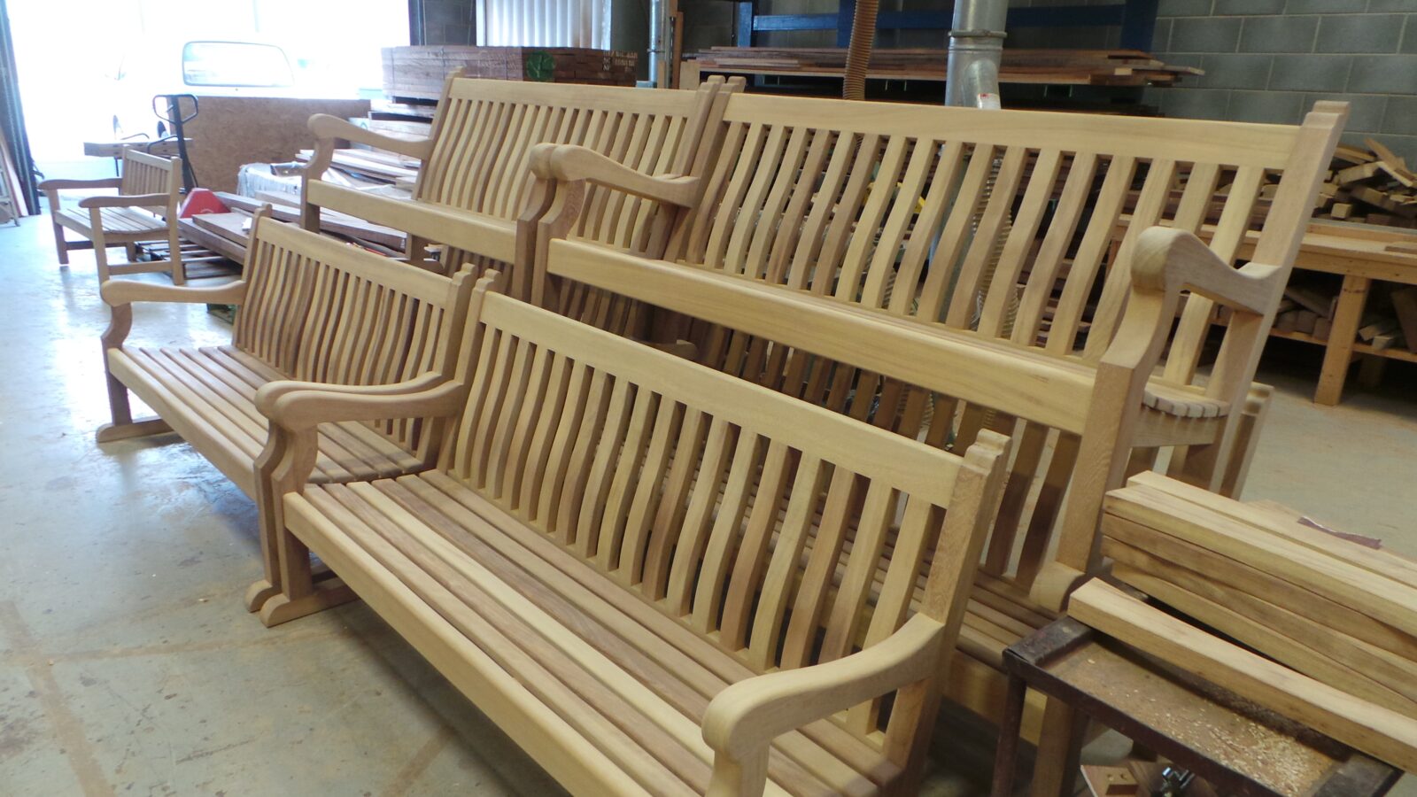 We've manufactured ten Royal Parks "Sledge" memorial benches for St ...