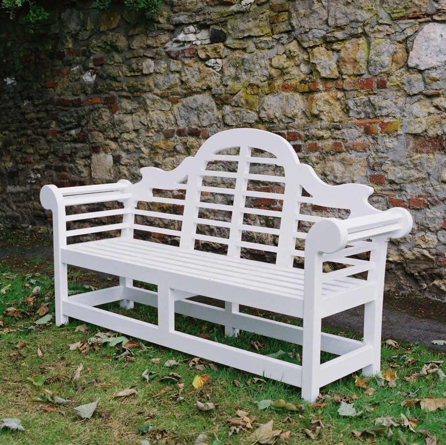 Powder coated benches in many different colours. | Woodcraft UK